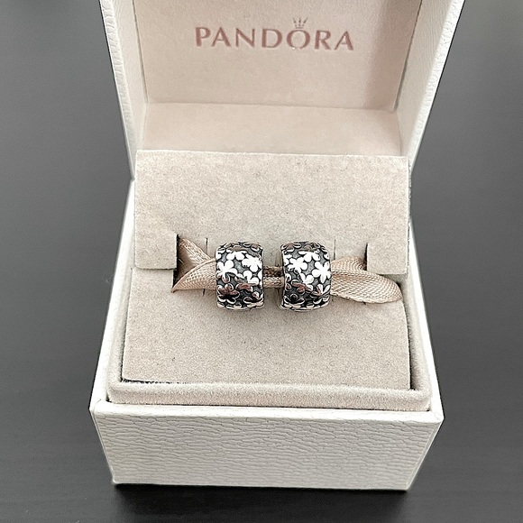 Pandora | Jewelry | Pandora Flower Clips | Poshmark